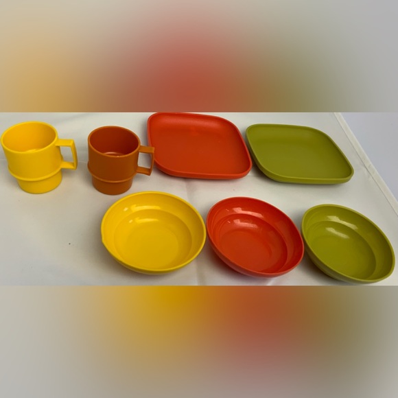 Tupperware | Toys | Rare Vintage Tupperware Kids Mini Serveit Set For ...
